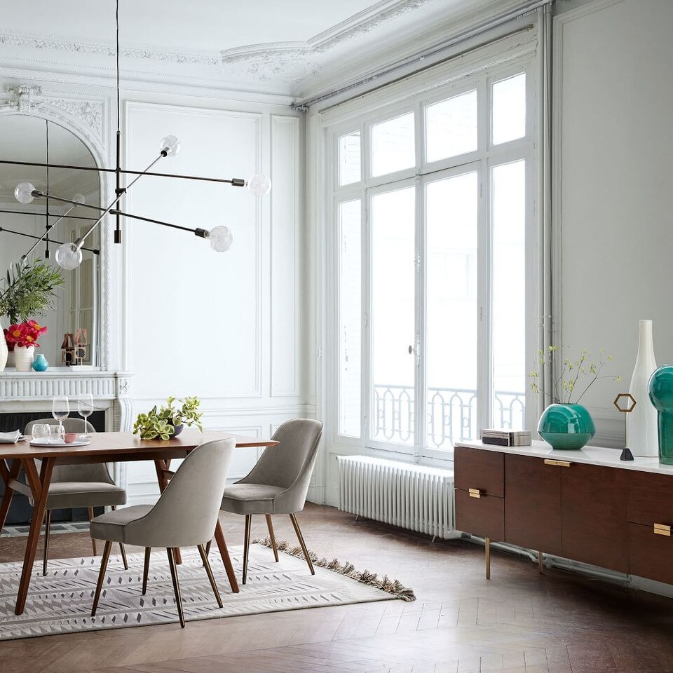 Delphine Buffet - Feather Grey - West Elm Australia