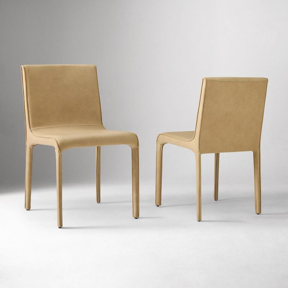 Dolores Leather Dining Chair - West Elm Australia