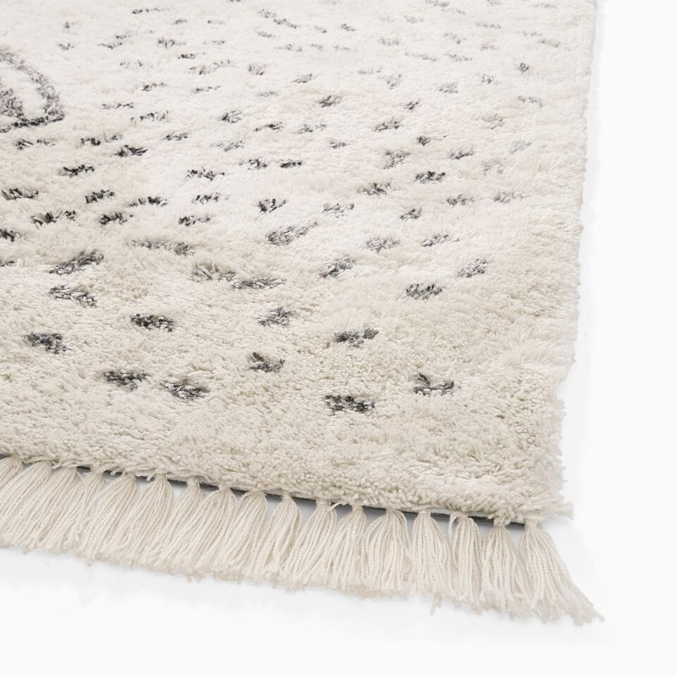 Dot Diamond Low-Shed Shag Rug | West Elm Australia