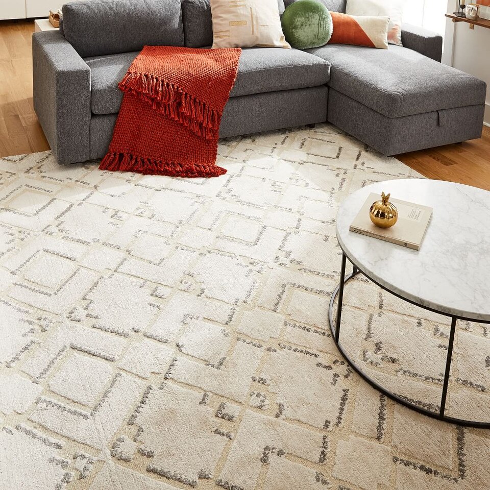 Dotted Lattice Rug | West Elm Australia