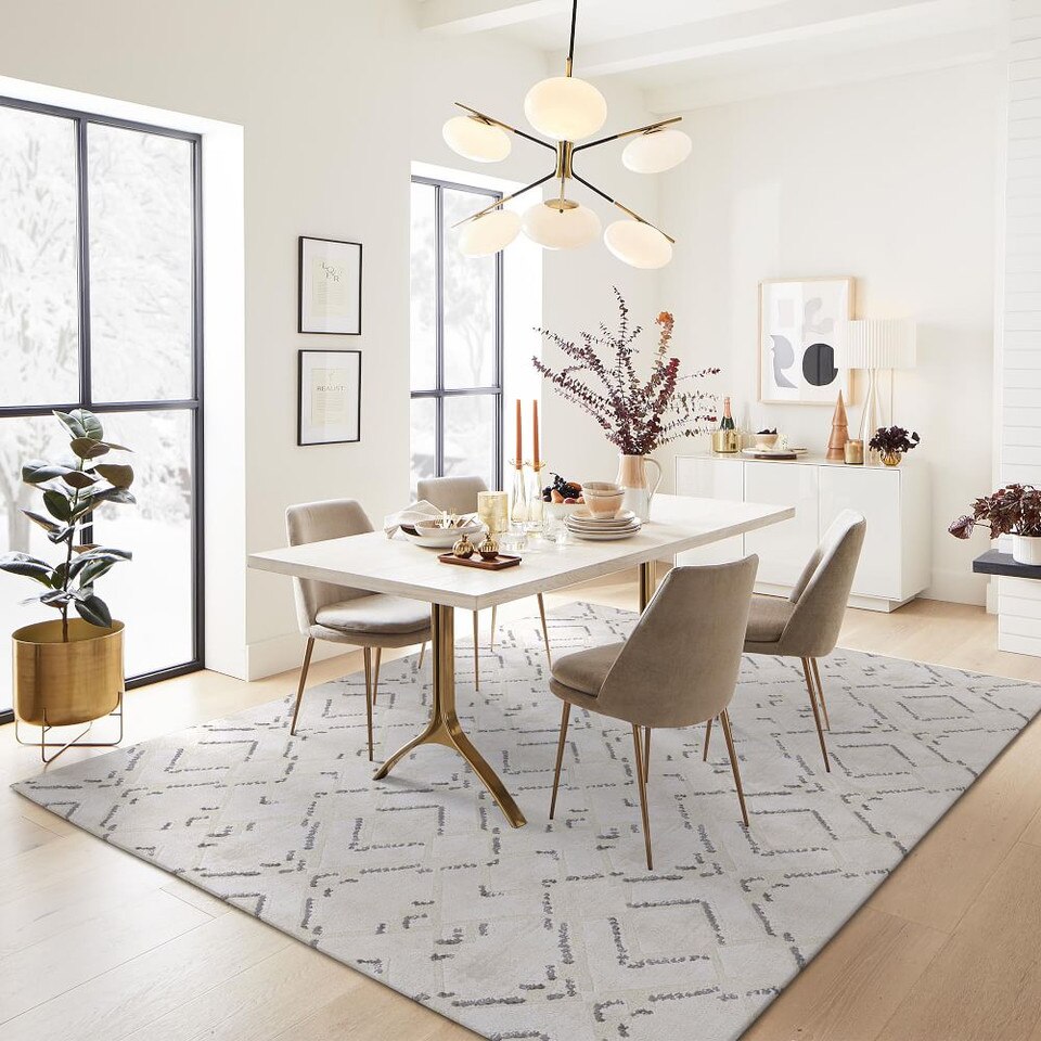 Dotted Lattice Rug | West Elm Australia