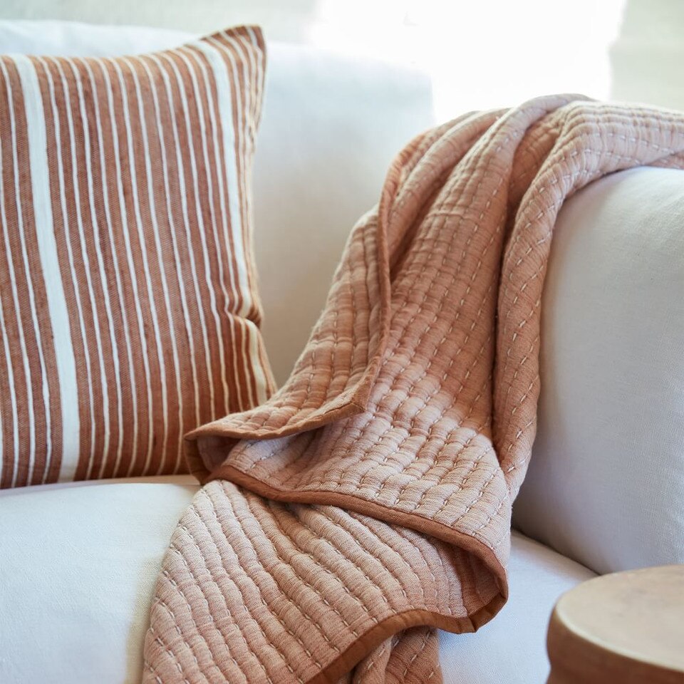 Double Cloth Throw | West Elm Australia