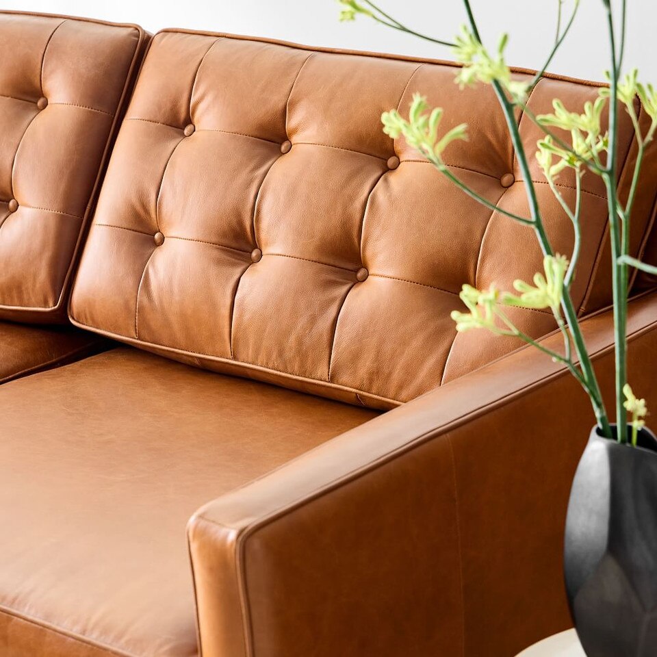 Drake Leather Sofa | West Elm Australia