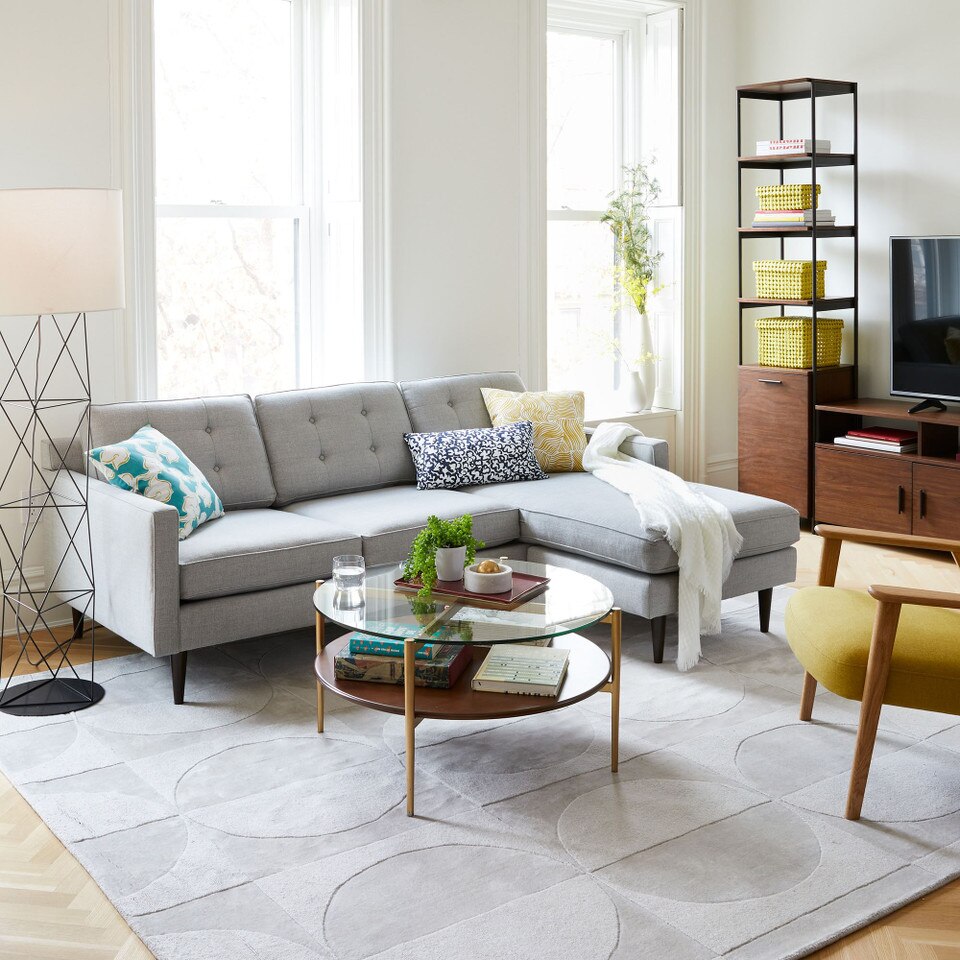 Drake Reversible Modular Sofa (218 cm) - West Elm Australia
