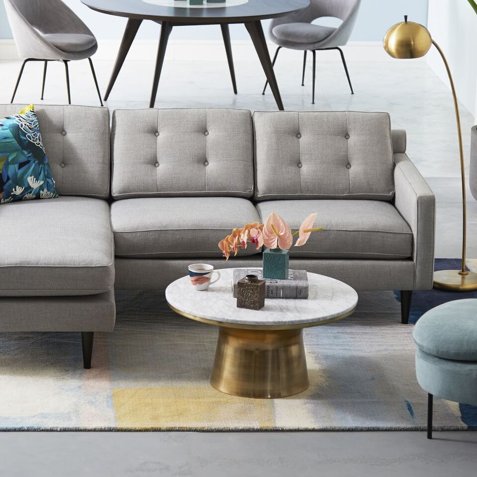 Drake Reversible Modular Sofa (218 cm) - West Elm Australia