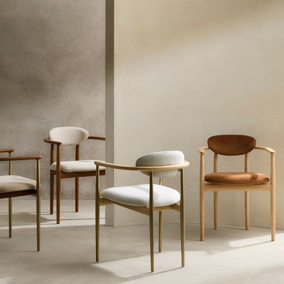 Edison Dining Arm Chair | West Elm Australia