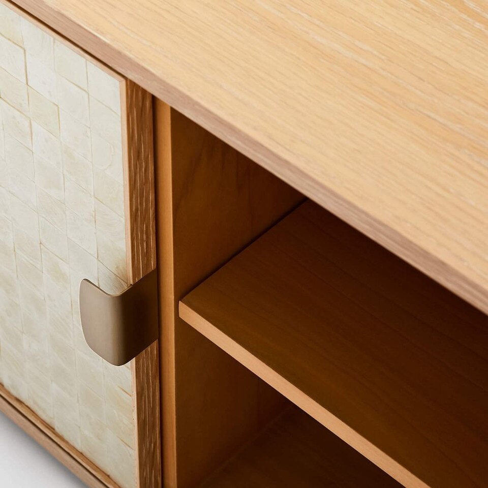 Ella Capiz Media Console (203 cm) | west elm Australia