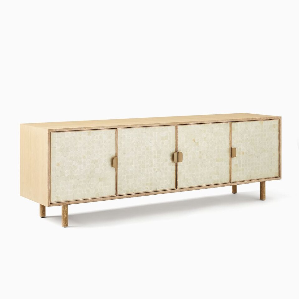 Ella Capiz Media Console (203 cm) | west elm Australia