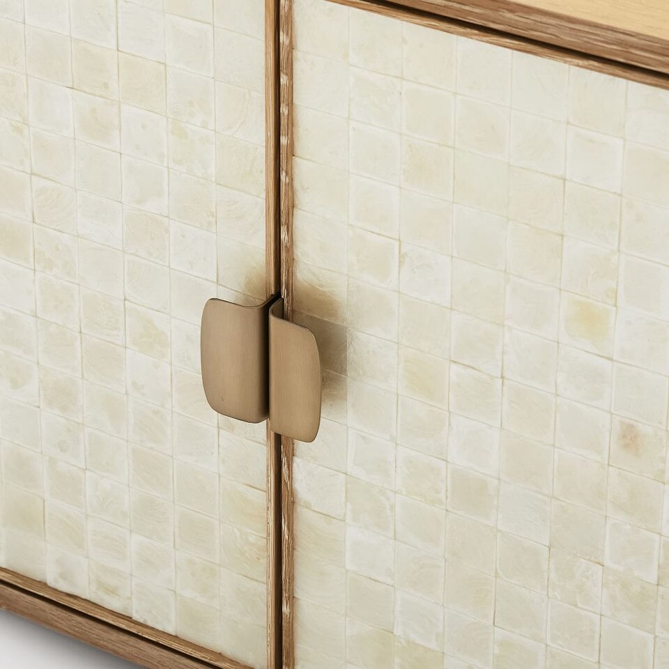 Ella Capiz Media Console (203 cm) | west elm Australia