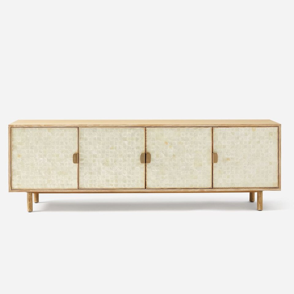 Ella Capiz Media Console (203 cm) | west elm Australia