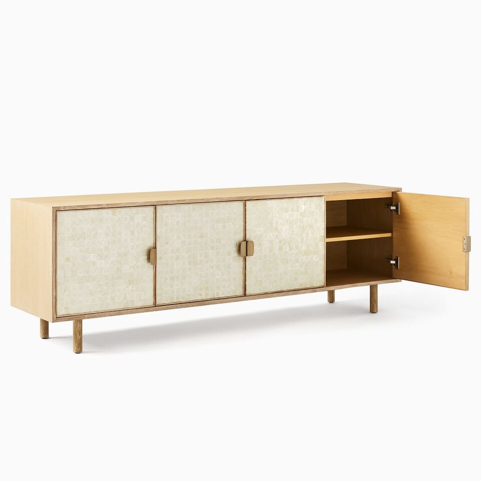 Ella Capiz Media Console (203 cm) | west elm Australia