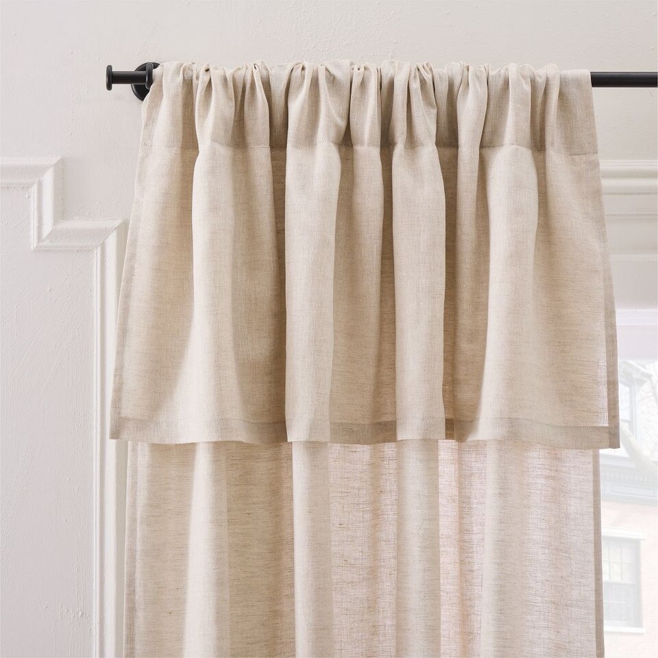 Elyse Rounded Adjustable Curtain Rod | West Elm Australia