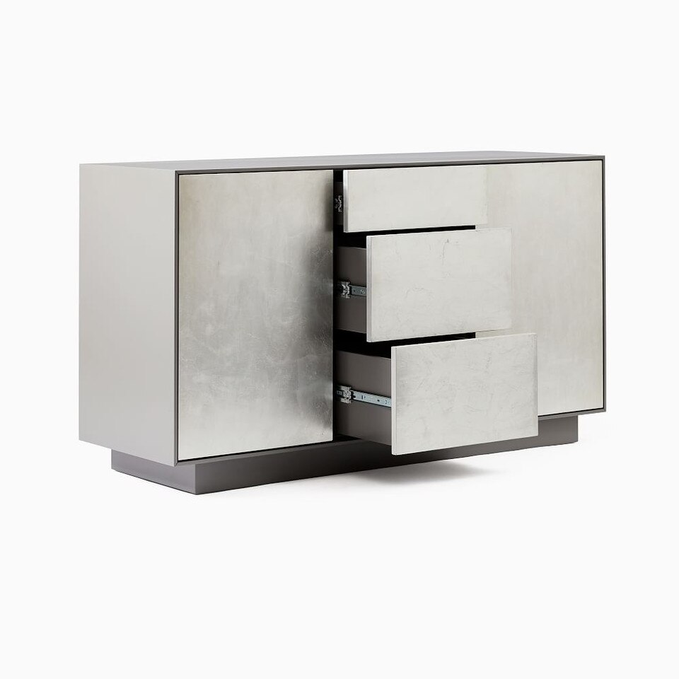 Emilia Metallic Leaf Buffet | West Elm Australia