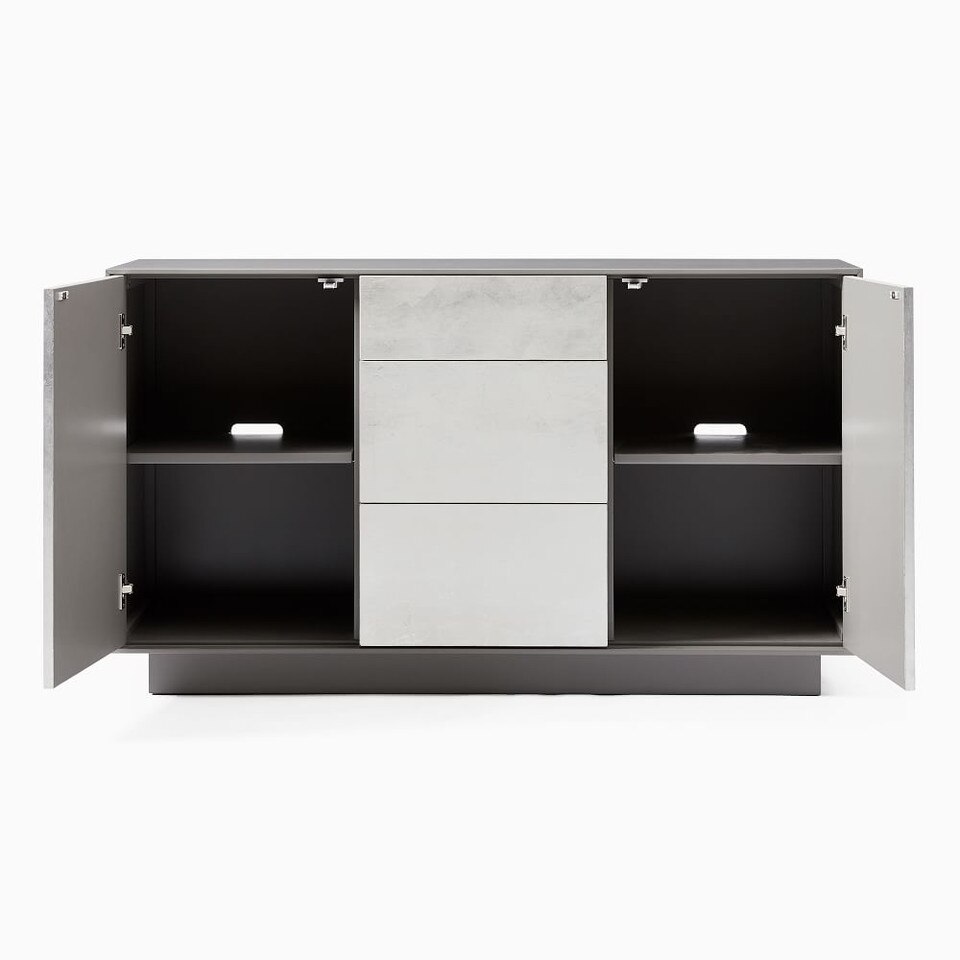 Emilia Metallic Leaf Buffet | West Elm Australia