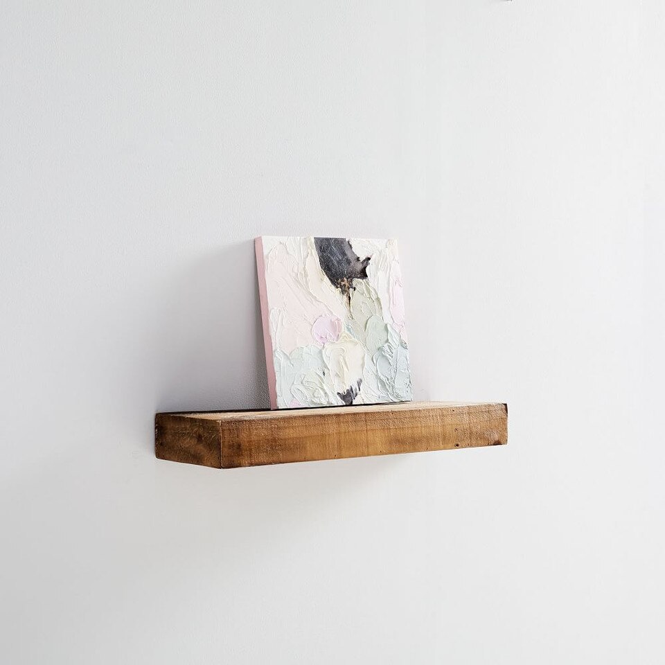 Reclaimed Solid Pine Floating Wall Shelves - West Elm Australia