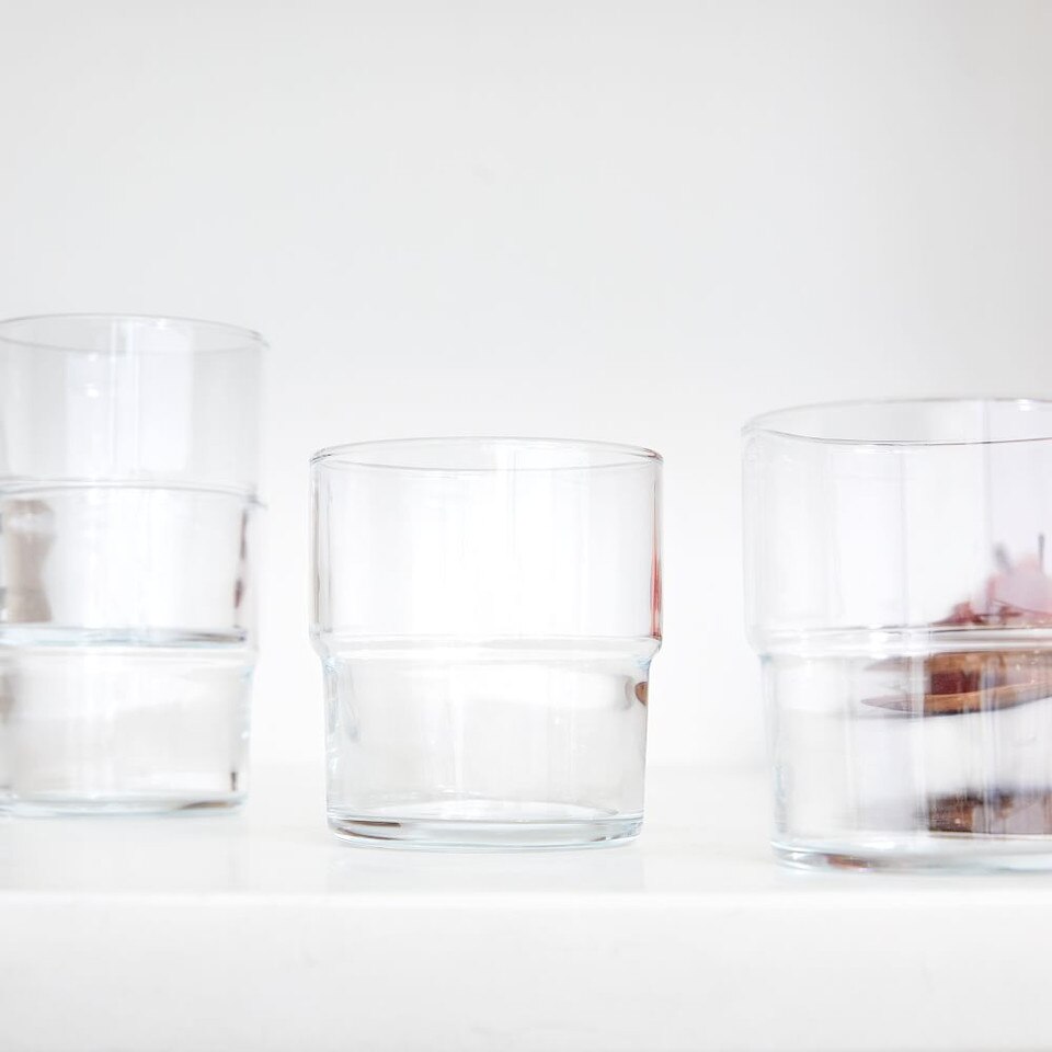 Essential Stacking Drinking Glasses - West Elm Australia