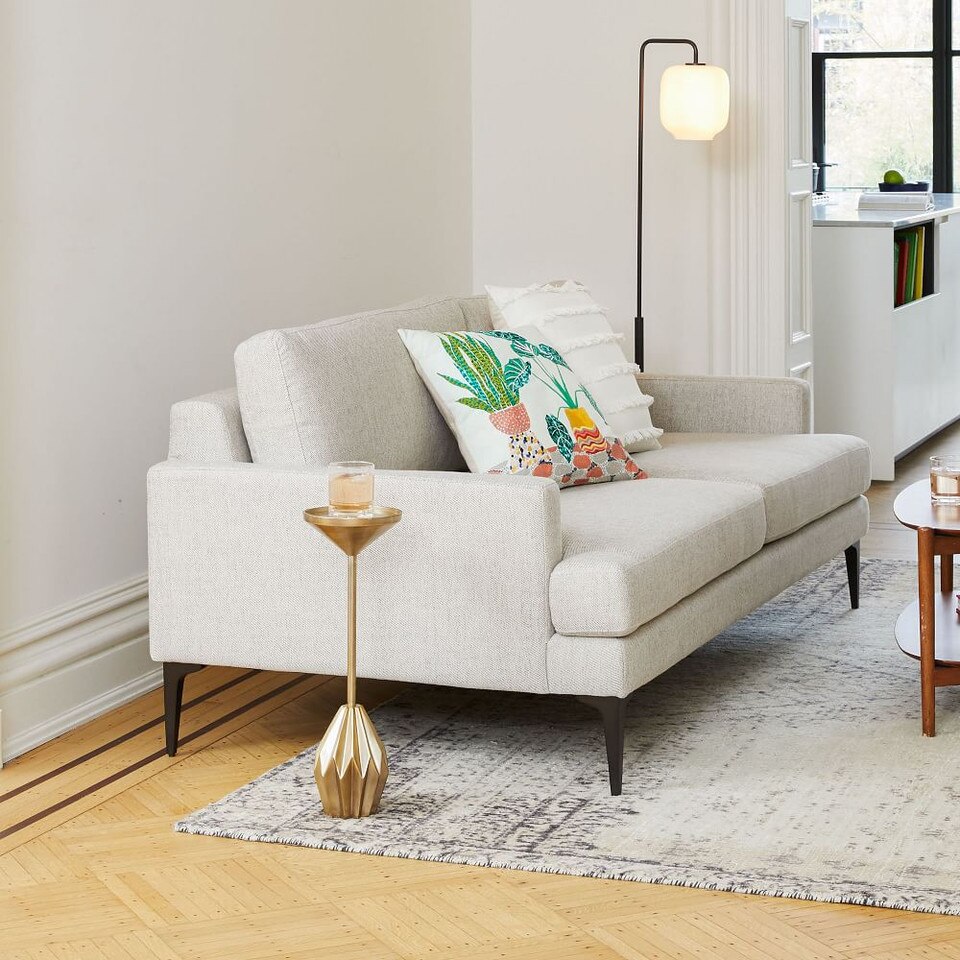 Faceted Brass Drink Table - West Elm Australia