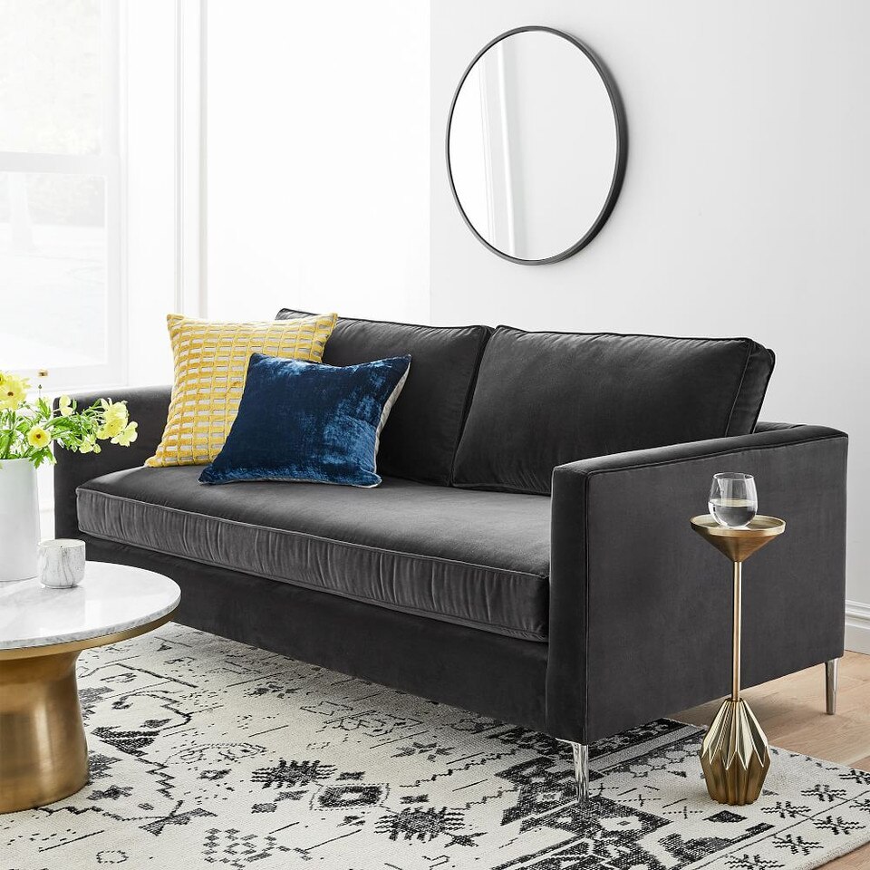 Faceted Brass Drink Table - West Elm Australia