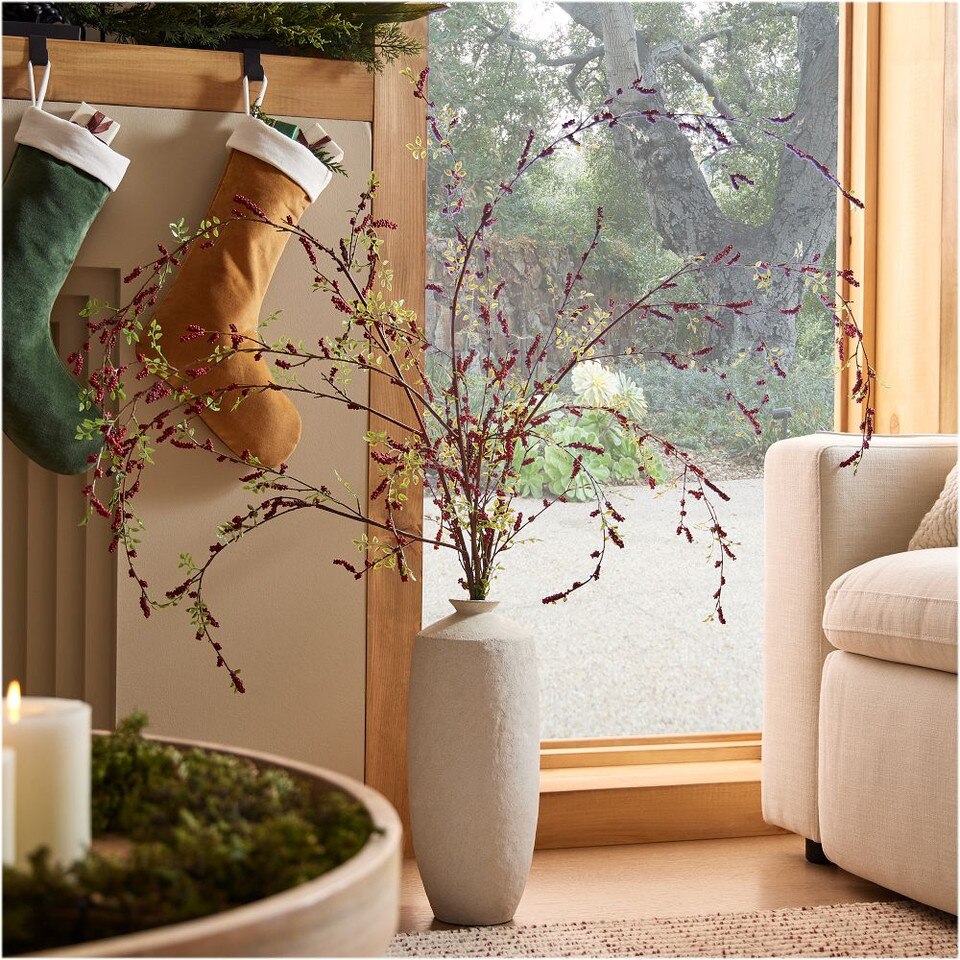 Faux Pepperberry Branch - West Elm Australia