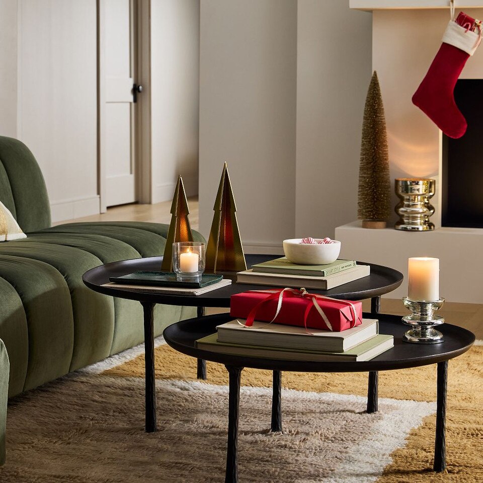 Flat Metallic Lacquer Trees (Set of 3) - West Elm Australia