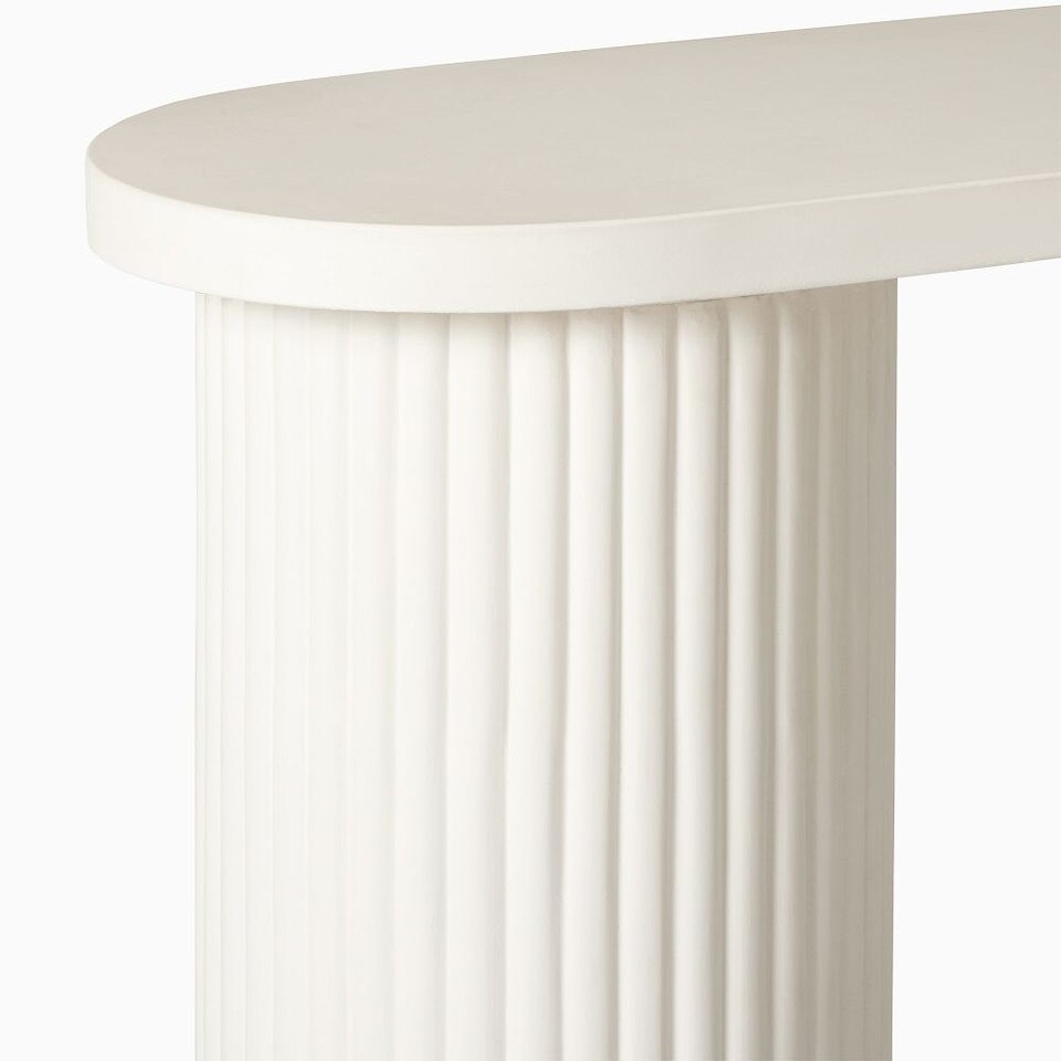 Fluted Console Table (122 cm) - West Elm Australia