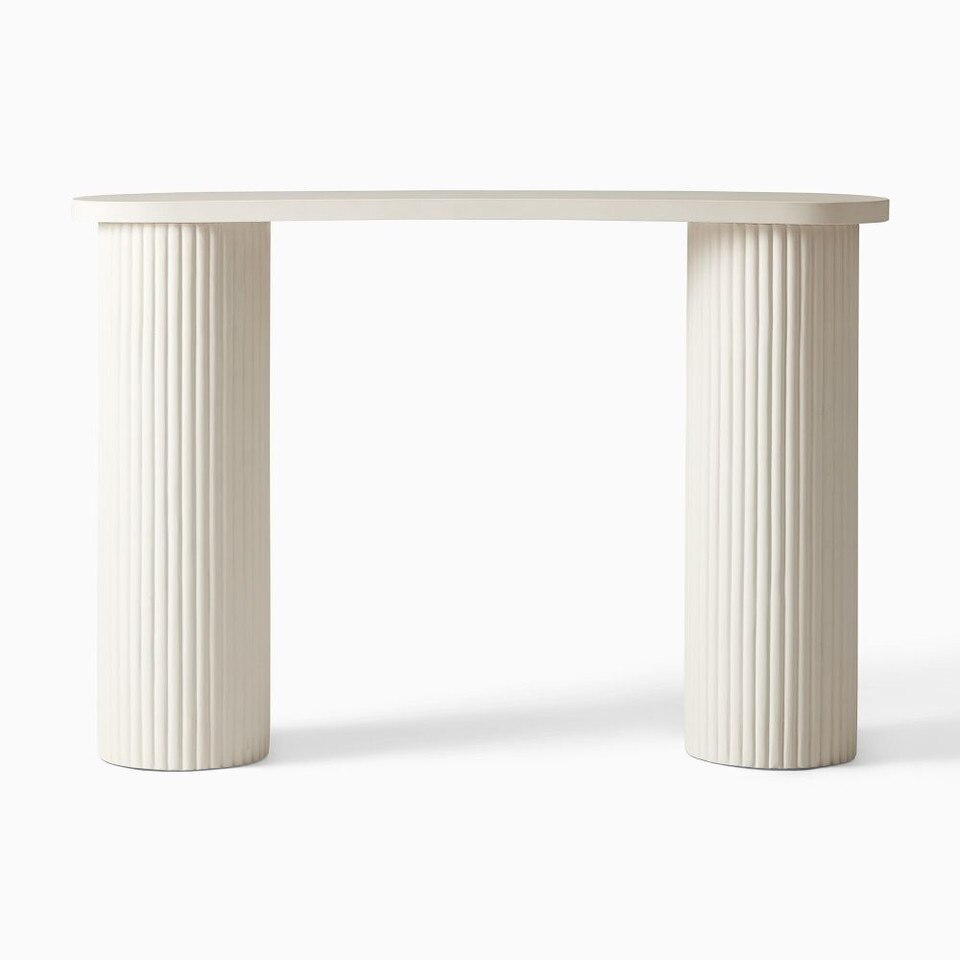 Fluted Console Table (122 cm) - West Elm Australia