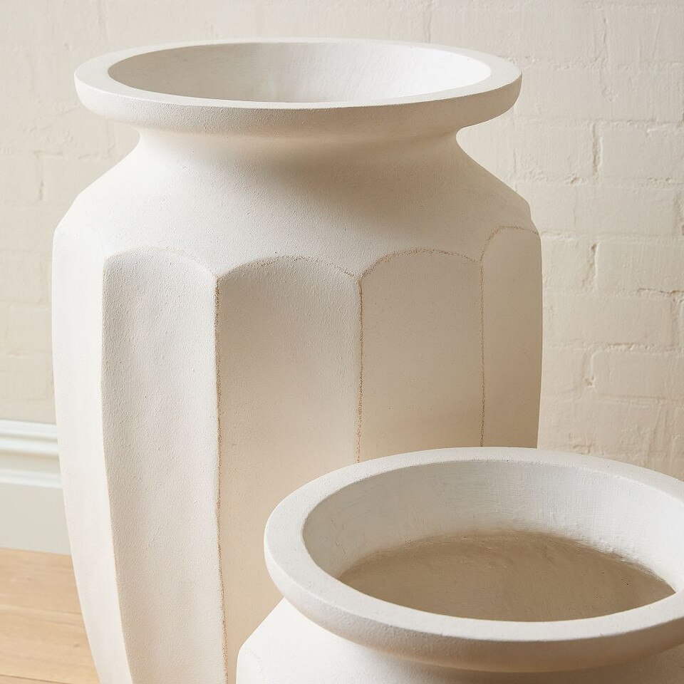 Franco Faceted Ficonstone Indoor/Outdoor Planters - West Elm Australia
