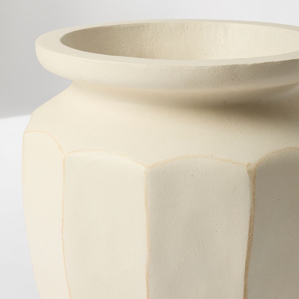 Franco Faceted Ficonstone Indoor/Outdoor Planters - West Elm Australia