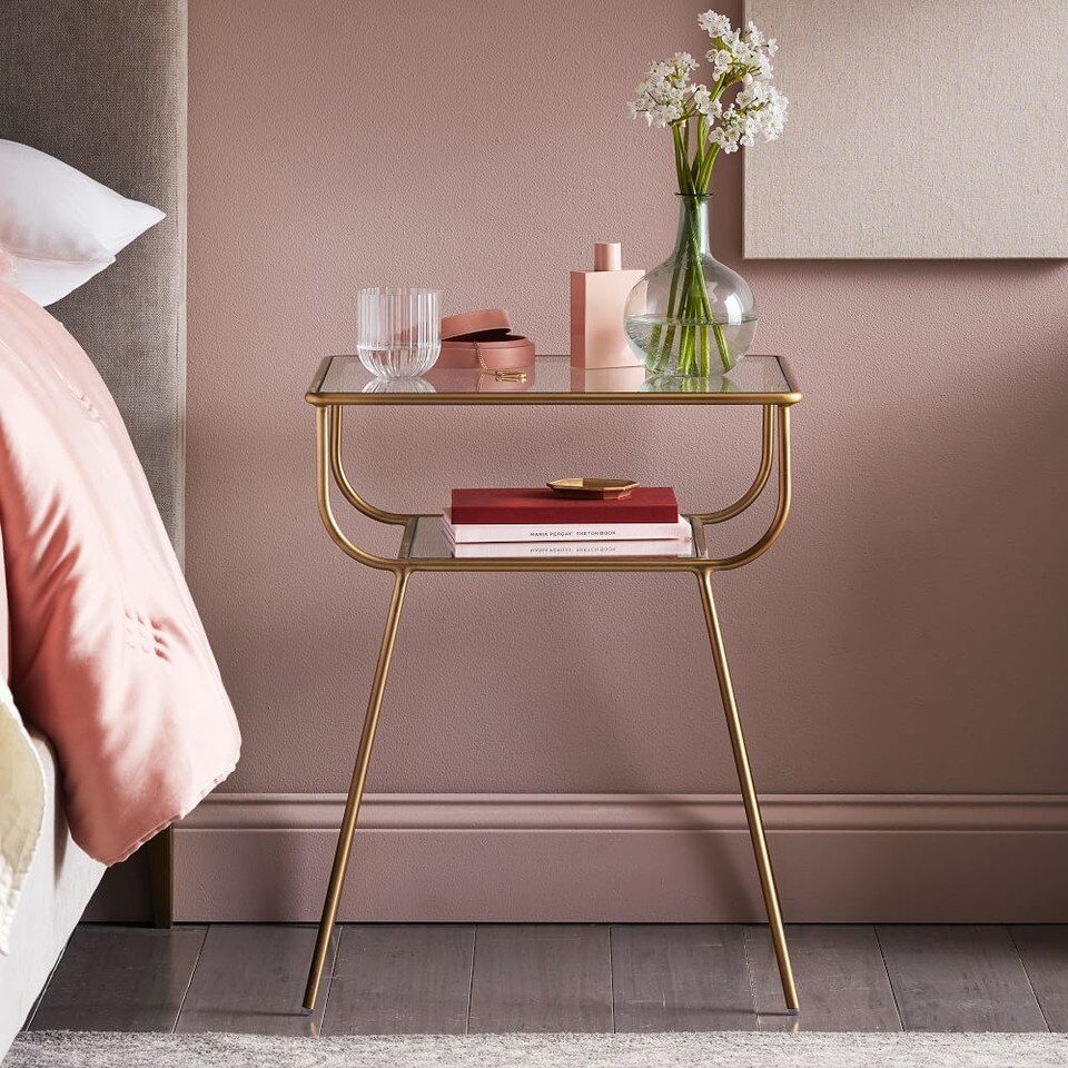Curved Terrace Bedside Table | west elm Australia
