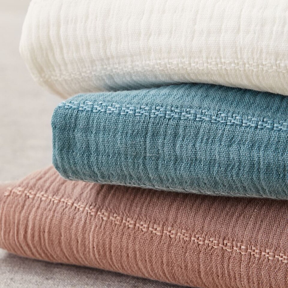 Gauze Stripe Throw | West Elm Australia