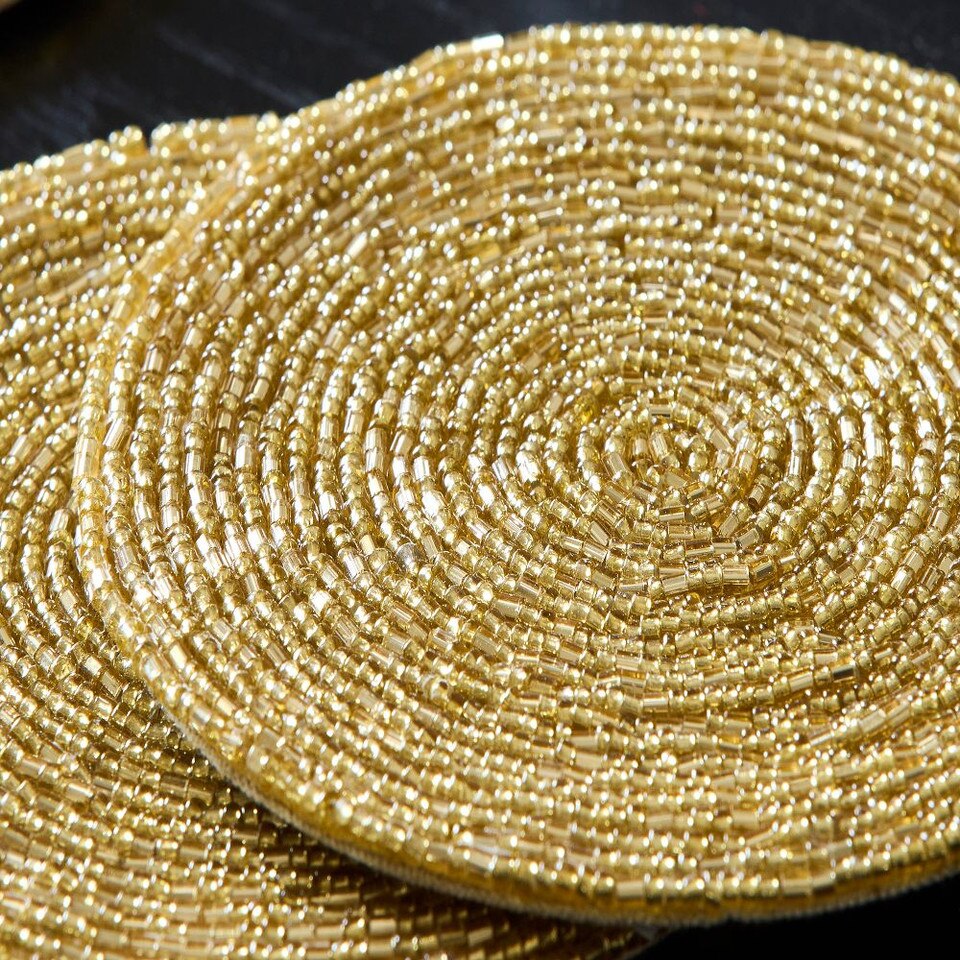 Glass Beaded Coaster Sets - West Elm Australia