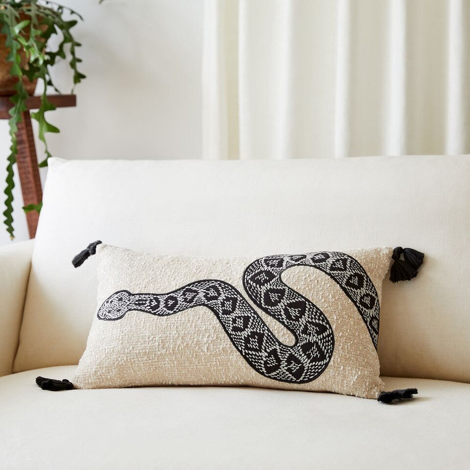 Slithering Snake Cushion Cover - West Elm Australia