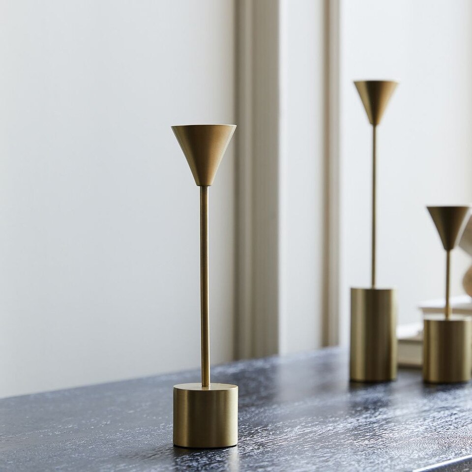 Hammond Metal Taper Holders - West Elm Australia
