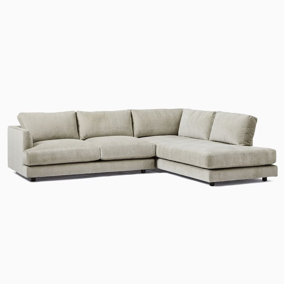 Haven 2-Piece Bumper Chaise Modular Sofa (274 cm) - West Elm Australia