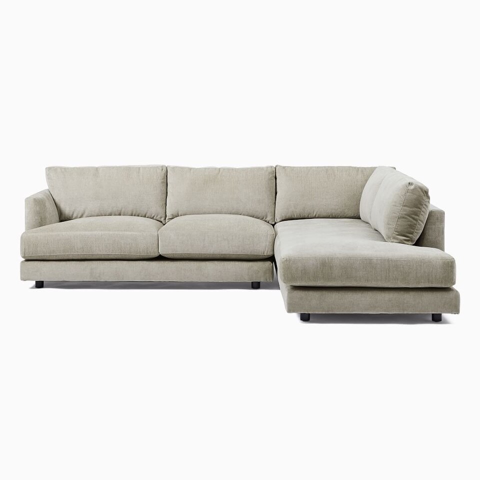 Haven 2-Piece Bumper Chaise Modular Sofa (274 cm) - West Elm Australia