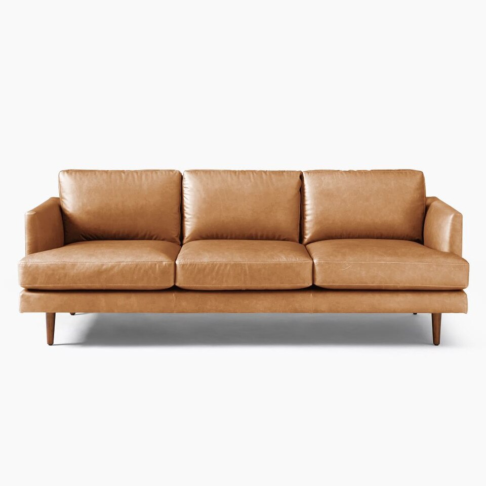 Haven Loft Leather Sofa | West Elm Australia