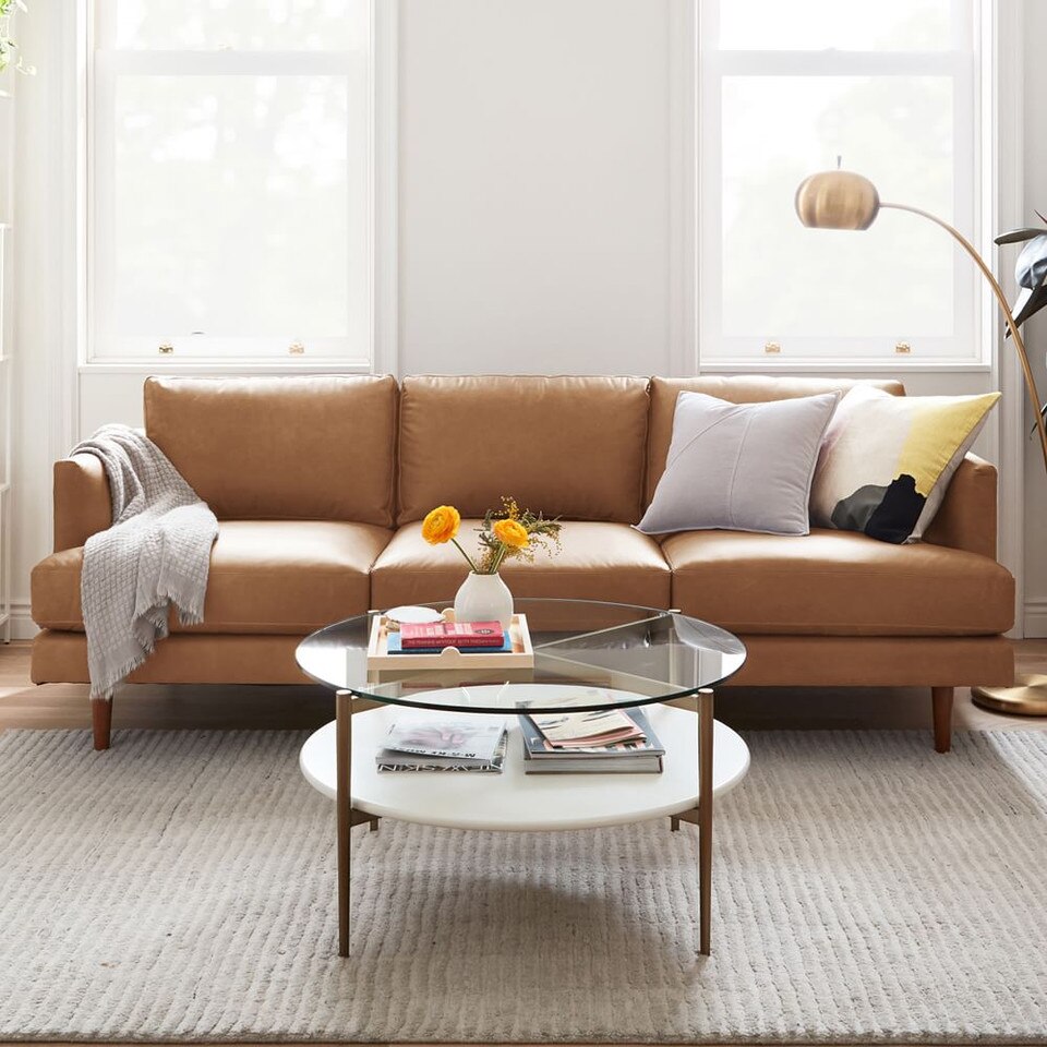 Haven Loft Leather Sofa | West Elm Australia