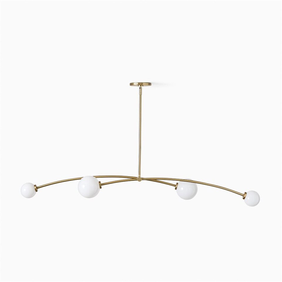 Holling 4-Light Chandelier (137 cm) - West Elm Australia