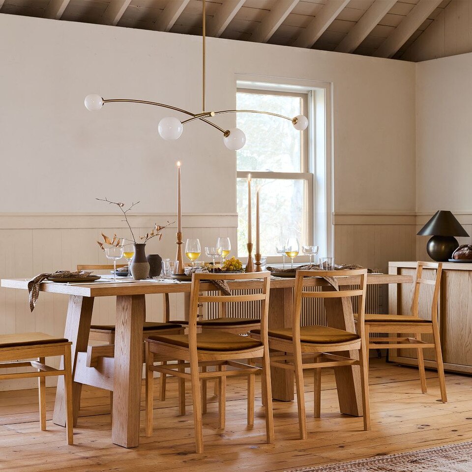 Holling 4-Light Chandelier (137 cm) - West Elm Australia