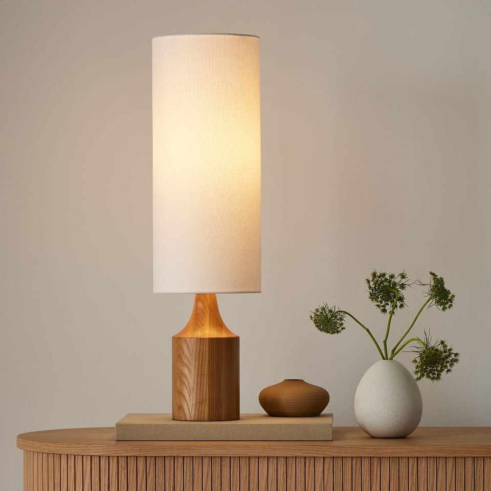 Hudson Diffused Table Lamp (64 cm) | West Elm Australia