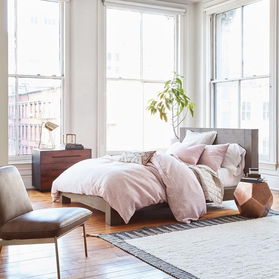 Ikat Border Shag Rug | west elm Australia