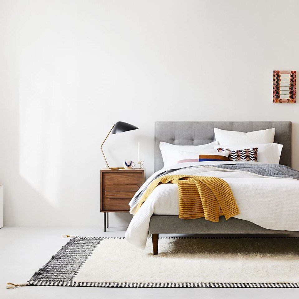 Ikat Border Shag Rug | west elm Australia