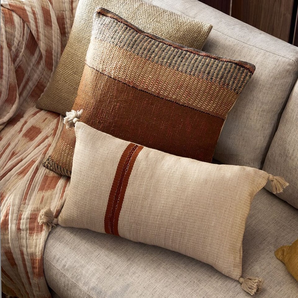 Ikat Stripe Throw | West Elm Australia