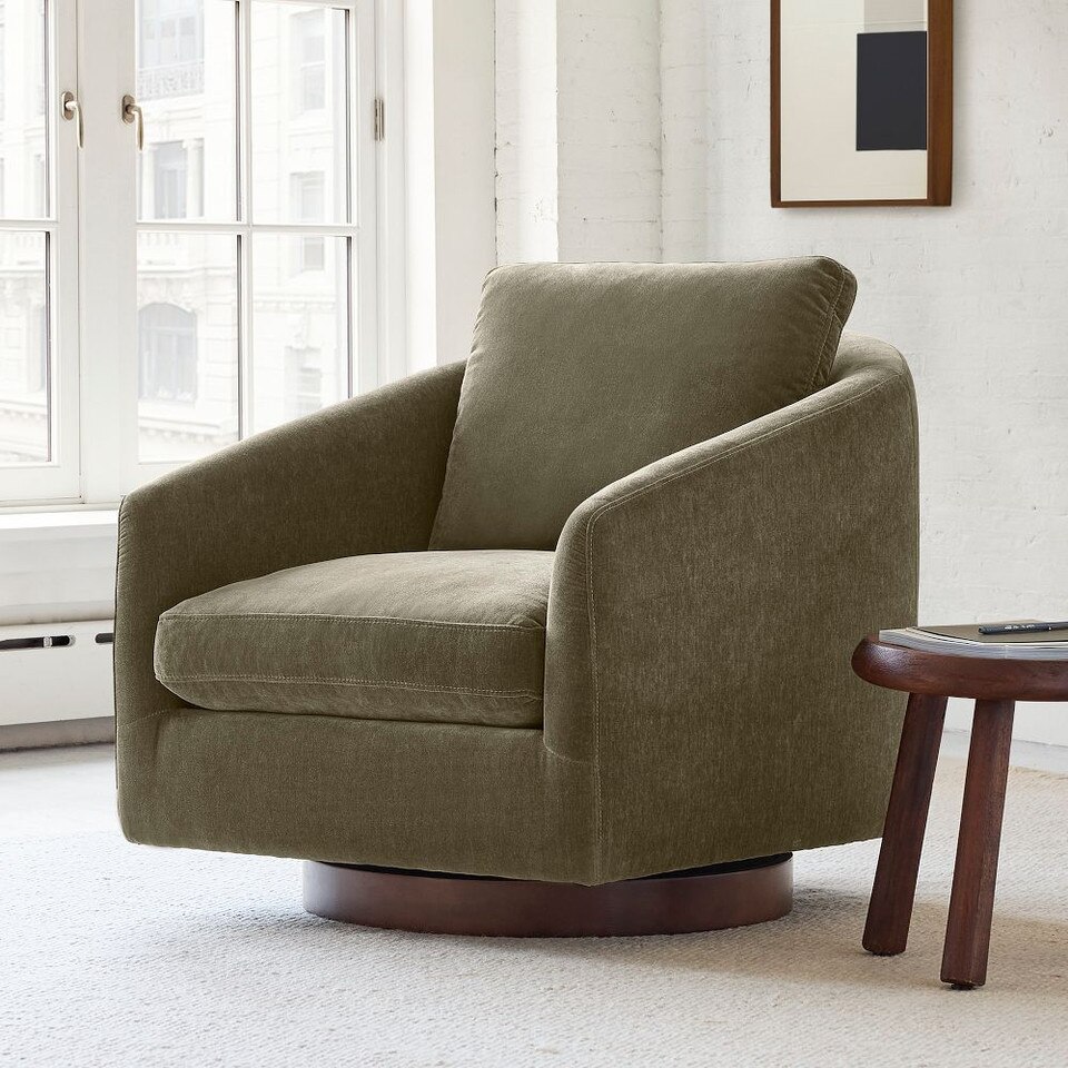 Imogene Swivel Chair - West Elm Australia