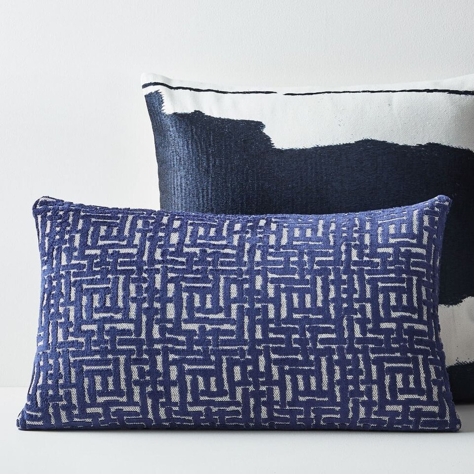 Ink Abstract Cushion Covers | West Elm Australia