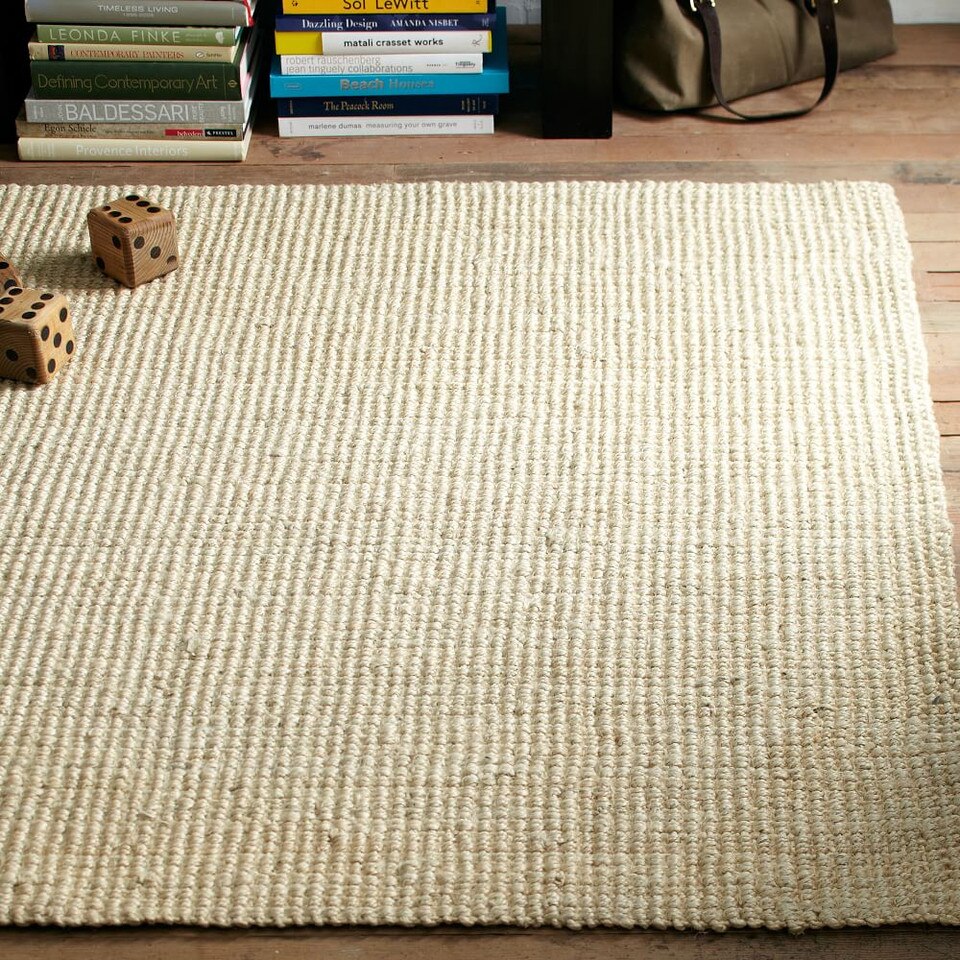 Jute Bouclé Rug - Ivory | west elm Australia