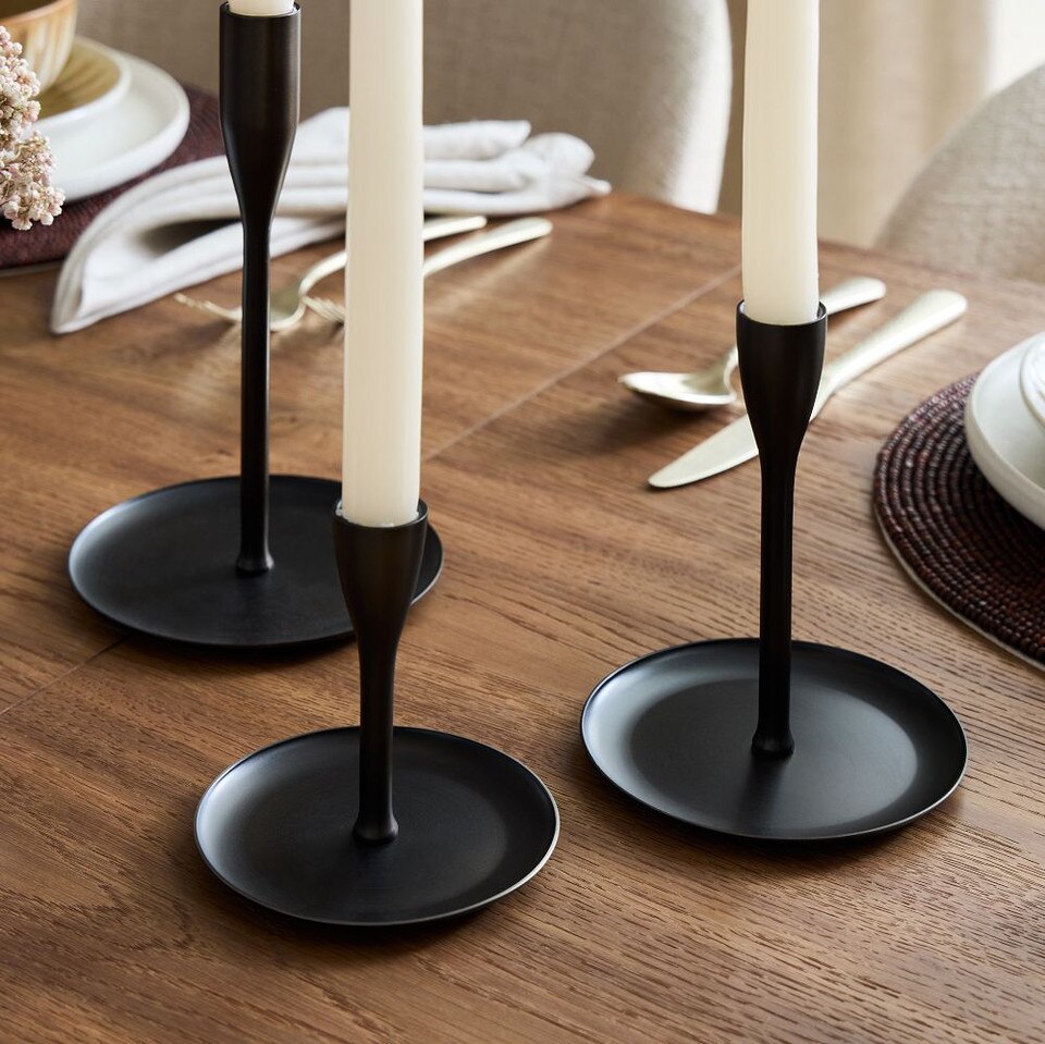 Kuba Metal Taper Holders - West Elm Australia