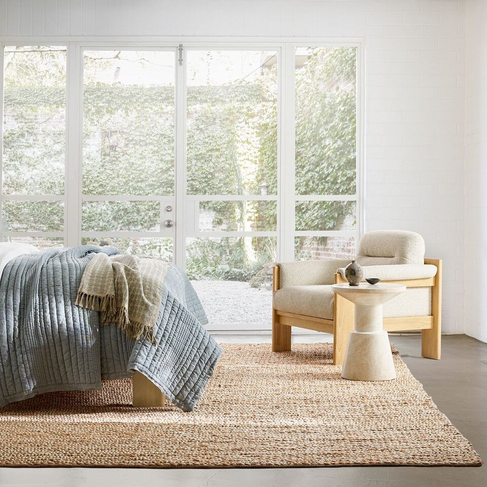 Laguna Jute Wool Rug - West Elm Australia