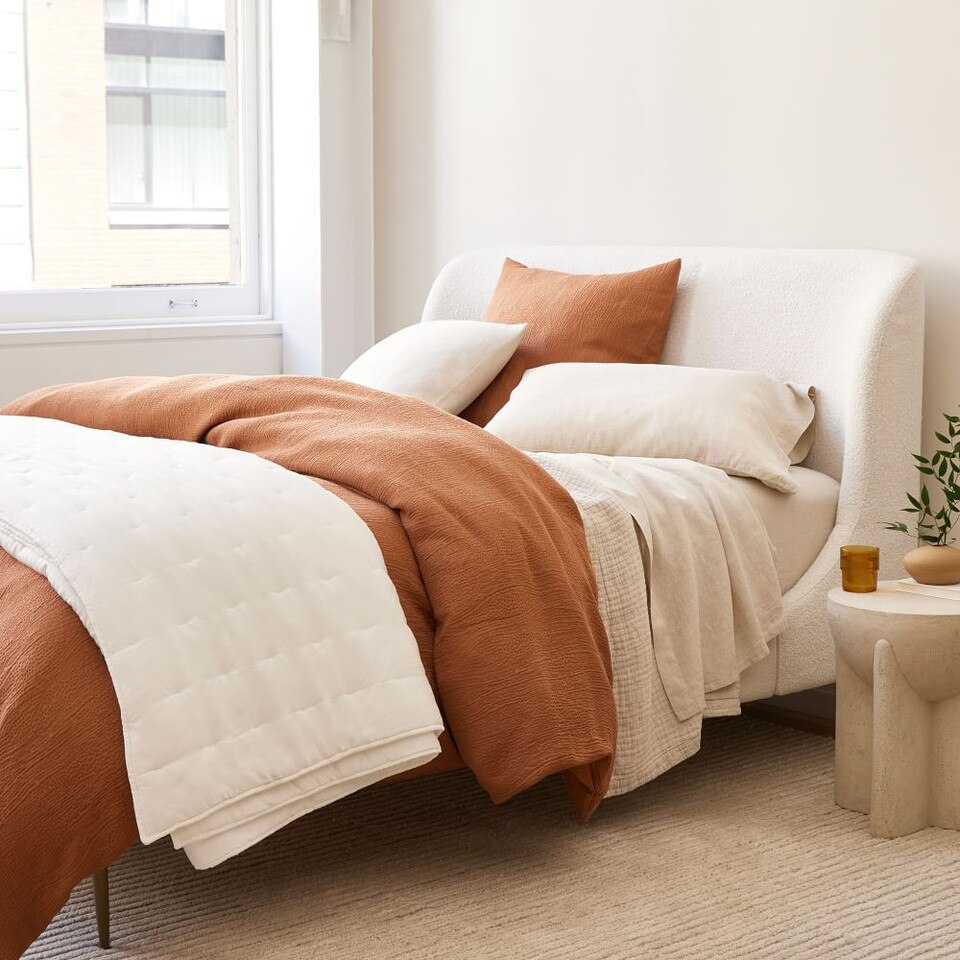 Lana Upholstered Bed - West Elm Australia