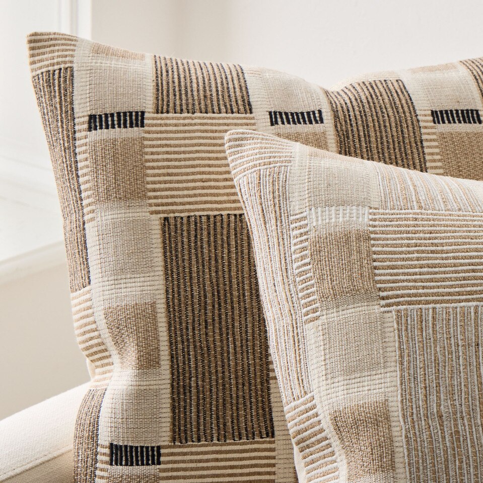 Layered Blocks Cushion Cover - West Elm Australia